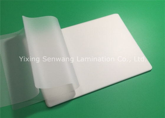 Matte Type Hot Mini Menu Size Laminating Pouches 10 Mil Evenly Coated With EVA