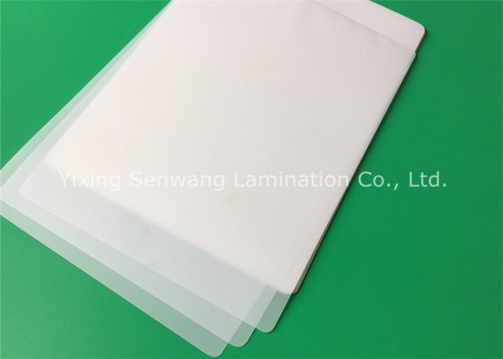 Matte Type Hot Mini Menu Size Laminating Pouches 10 Mil Evenly Coated With EVA