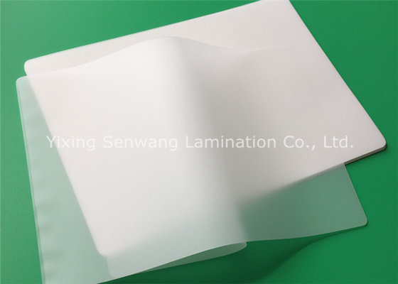 Matte Type Hot Mini Menu Size Laminating Pouches 10 Mil Evenly Coated With EVA
