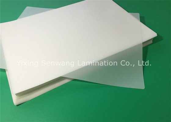 80 Mic Matte Lamination Film A4 Laminating Sheets With 1/8 " Round Corner