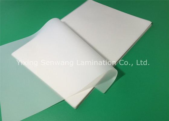 80 Mic Matte Lamination Film A4 Laminating Sheets With 1/8 " Round Corner
