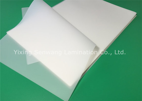 Heat Polyester Laminating Film A3 , Matte Laminate Sheets 75 Mic Thinkness