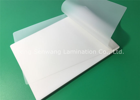 154x216 MM Matte Lamination Film A5 , Translucent Laminating Sleeves Pouches
