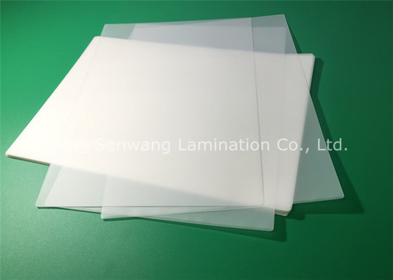 Matte Frosted 100 Micron Laminating Pouches Letter Size Corrosion Resistant