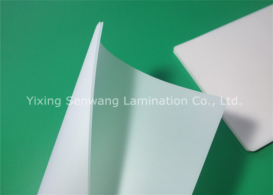 Polyester Matte Finish Laminating Sheets Stain Resistant With Glue EVA