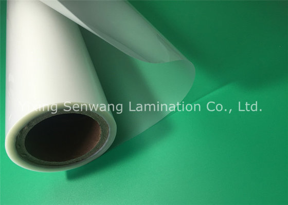 58 MM Core Glossy Roll Laminating Film , Hot Clear Laminate Roll Anti Altering
