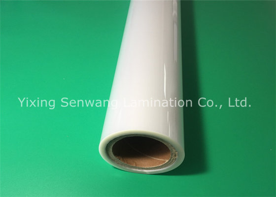 58 MM Core Glossy Roll Laminating Film , Hot Clear Laminate Roll Anti Altering