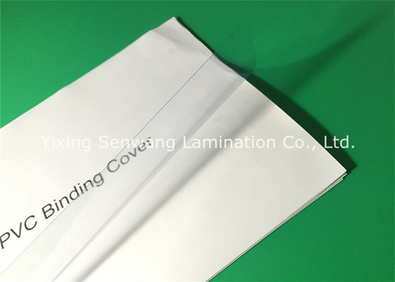 Transparent Binding Covers 0.14mm , Rigid Book Report Cover PVC Sheet