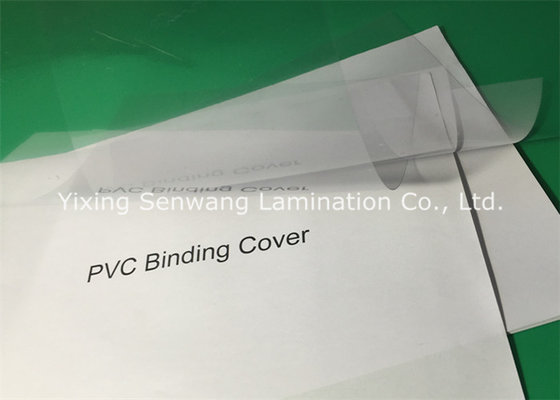 Transparent Binding Covers 0.14mm , Rigid Book Report Cover PVC Sheet
