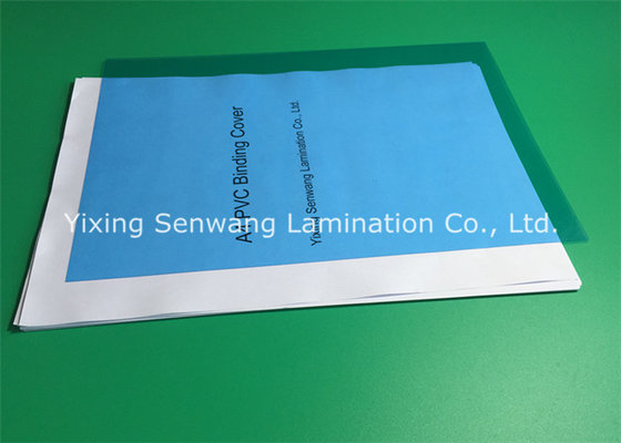 High Transparency Clear Blue PVC Binding Covers A4 Size 170 Micron