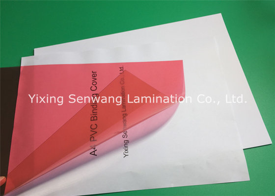 Colorful Clear Binding Covers A3 , Plastic Report Covers 0.1-0.3 mm Thickness