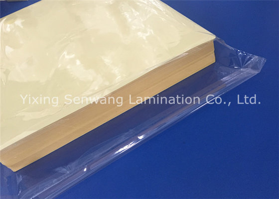 Glossy Sticky Back Laminating Film Letter Size Laminating Pouches 100 Micron