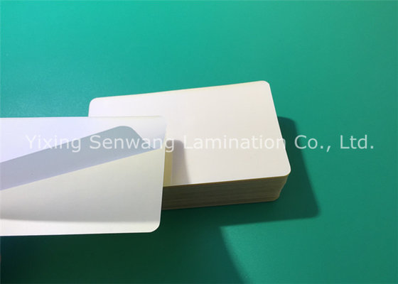 Hot Sticky Back Laminating Film , 75 Micron Lamination Pouches Business Card Size