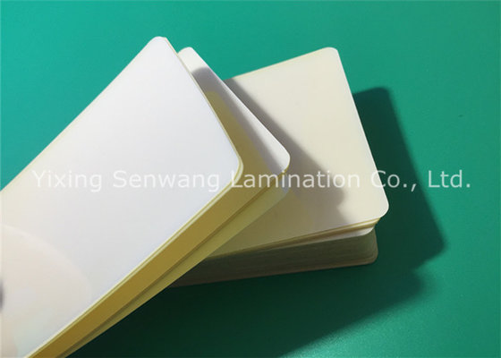 Hot Sticky Back Laminating Film , 75 Micron Lamination Pouches Business Card Size