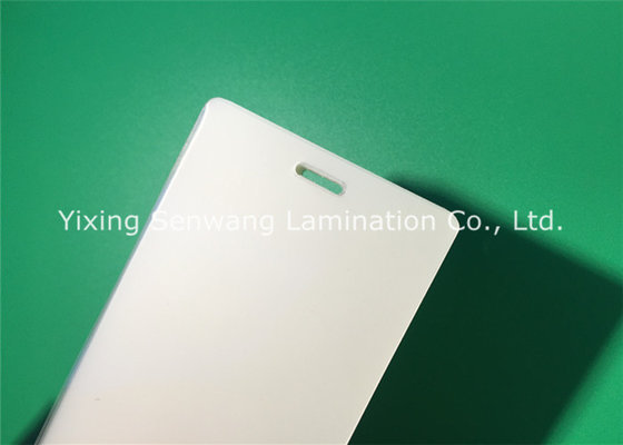 PET Slotted Laminating Pouches Card Size , 125 Mic Laminating Sleeves Pouches