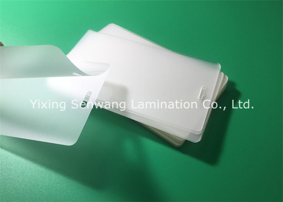 PET Film Slotted Laminating Pouches Laminate Sheets For Photos Moisture Barrier