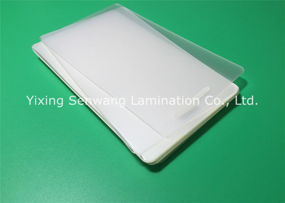 Glossy Slotted Laminating Pouches 175micron 150 Micron Thickness 65X110 MM
