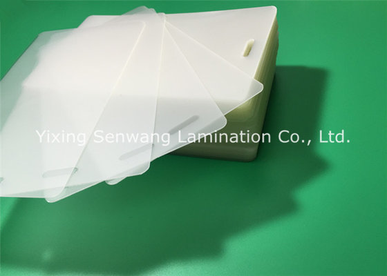 Punched Laminating Pouches 10 Mil , 250 Mic Thickness Thermal Laminating Sheets