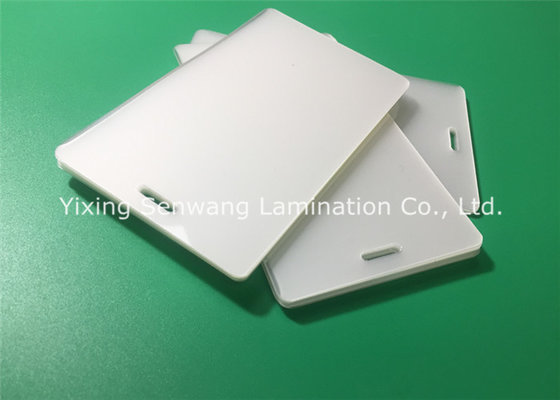 Waterproof Slotted Laminating Pouches 100 Micron Vertical ID Tag Size