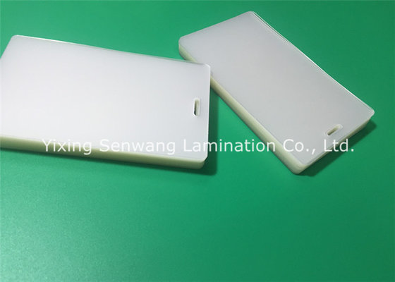 Waterproof Slotted Laminating Pouches 100 Micron Vertical ID Tag Size