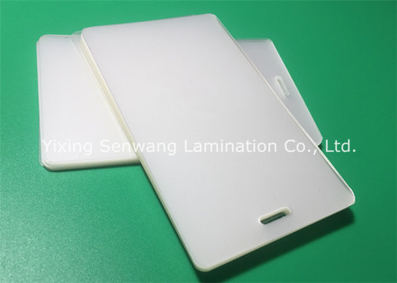 ID Tag Pre Punched Laminating Pouches Transparent 7 Mil Laminating Sheets