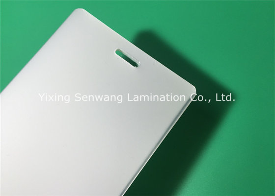 ID Tag Pre Punched Laminating Pouches Transparent 7 Mil Laminating Sheets