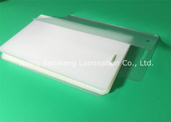 Slotted Clear Heat Seal Laminating Pouches 250 Microns For Office Name Tags