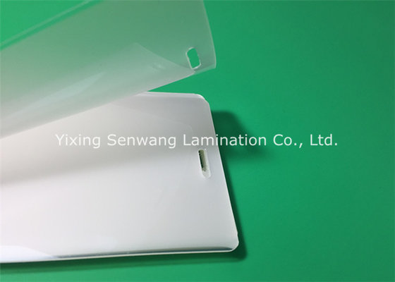 Slotted Clear Heat Seal Laminating Pouches 250 Microns For Office Name Tags
