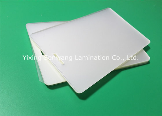 Slotted Clear Heat Seal Laminating Pouches 250 Microns For Office Name Tags