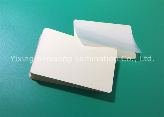 Card Hot Laminating Pouches 5 Mil Sticker Laminate Sheets Anti - Altering