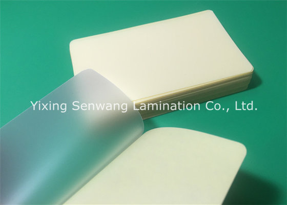 Card Hot Laminating Pouches 5 Mil Sticker Laminate Sheets Anti - Altering