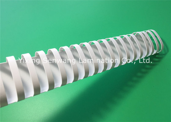 Eco - Friendly 45mm Binding Plastic Comb / White Binding Combs For A4 Size Books