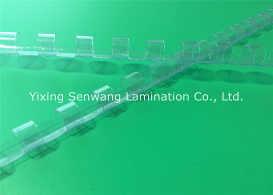 21 Rings Transparent Plastic Binding Combs 8mm Diameter For A4 Paper