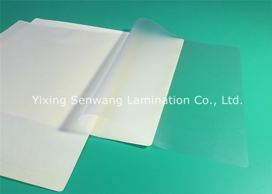 La laminazione posteriore appiccicosa amichevole di ECO riveste il film dell'ANIMALE DOMESTICO laminato 4 mil con colla EVA