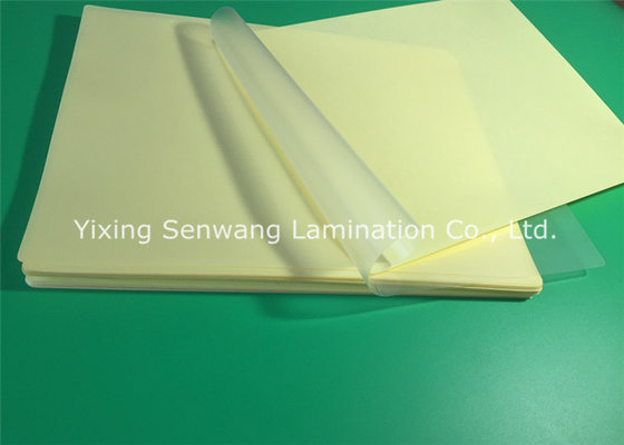 Gloss 150 Mic Sticky Back Laminating Pouches Film Corrosion Resistant