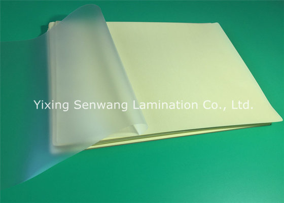 Gloss 150 Mic Sticky Back Laminating Pouches Film Corrosion Resistant