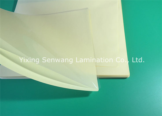 Letter Size Laminating Pouches 250 Microns Thickness Sticky Back Film