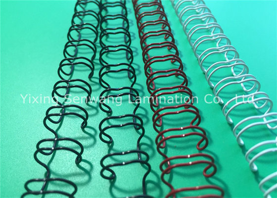 Firm Material Colored Double Loop Wire 6.4mm 180 Flat Page Fixing