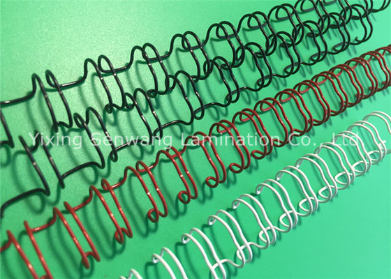 Firm Material Colored Double Loop Wire 6.4mm 180 Flat Page Fixing
