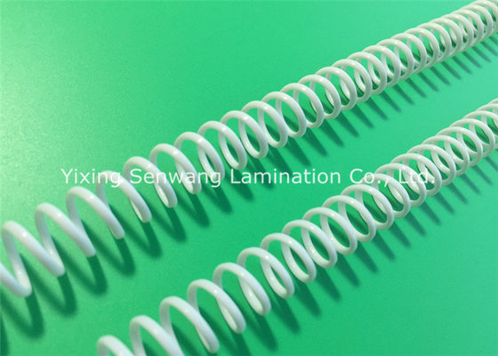 Proposals 7.9MM White Spiral Binding Coils Standard Pitch With Plastic Material
