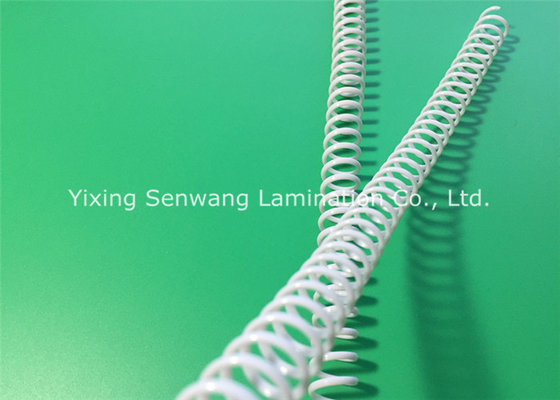 Proposals 7.9MM White Spiral Binding Coils Standard Pitch With Plastic Material