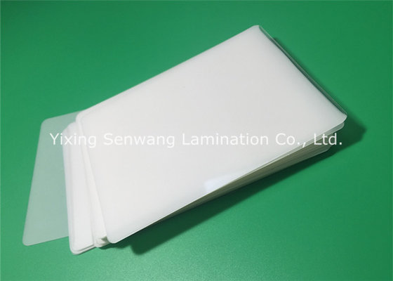 100pcs per film plastico di laminazione caldo 125micron dei sacchetti del pacchetto chiaramente
