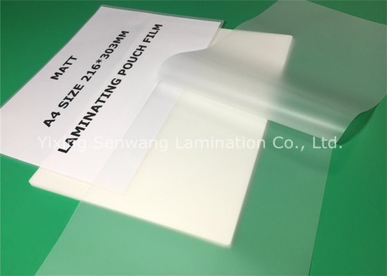 Sacchetti di laminazione opachi del film A4 della laminazione i pc da 80 micron 100 per pacchetto