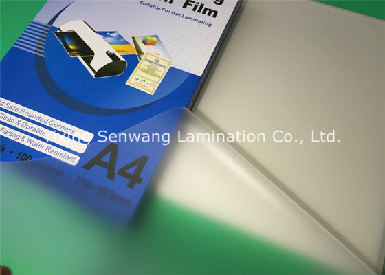 Film di laminazione A4 dell'ANIMALE DOMESTICO 4 sacchetti laminati plastica di mil per Docuements