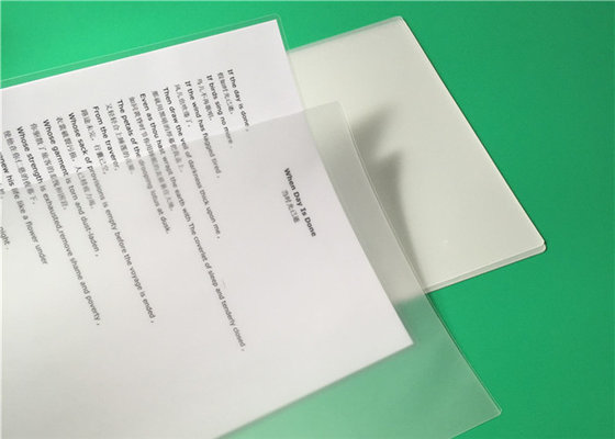 250micron 10mil  Pouch Laminating Film Glossy Lamination For Office Files