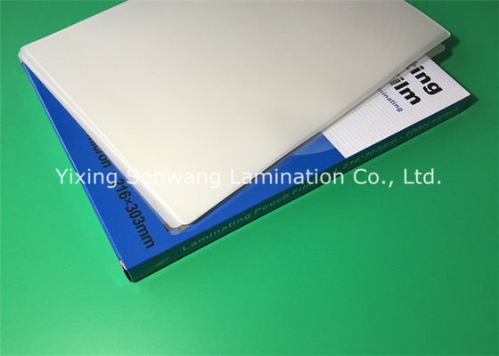 250micron 10mil  Pouch Laminating Film Glossy Lamination For Office Files
