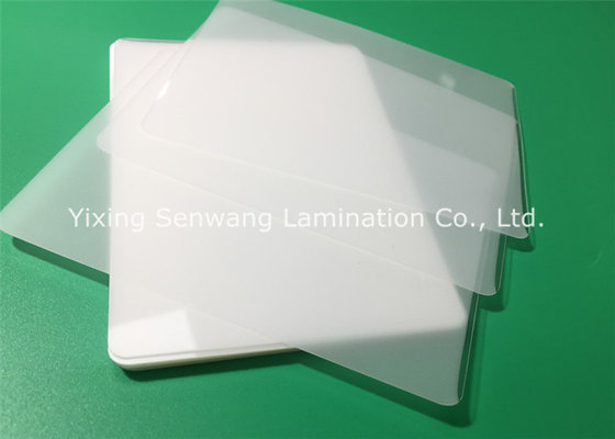 Glossy Pouch Laminating Film Reducing Reflection / Glare For Credit Card
