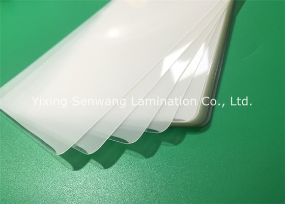 Glossy Pouch Laminating Film Reducing Reflection / Glare For Credit Card