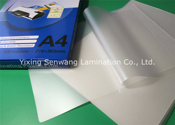 la laminazione lucida di laminazione del film del sacchetto di 250micron 10mil per l'ufficio archiva