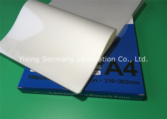 la laminazione lucida di laminazione del film del sacchetto di 250micron 10mil per l'ufficio archiva